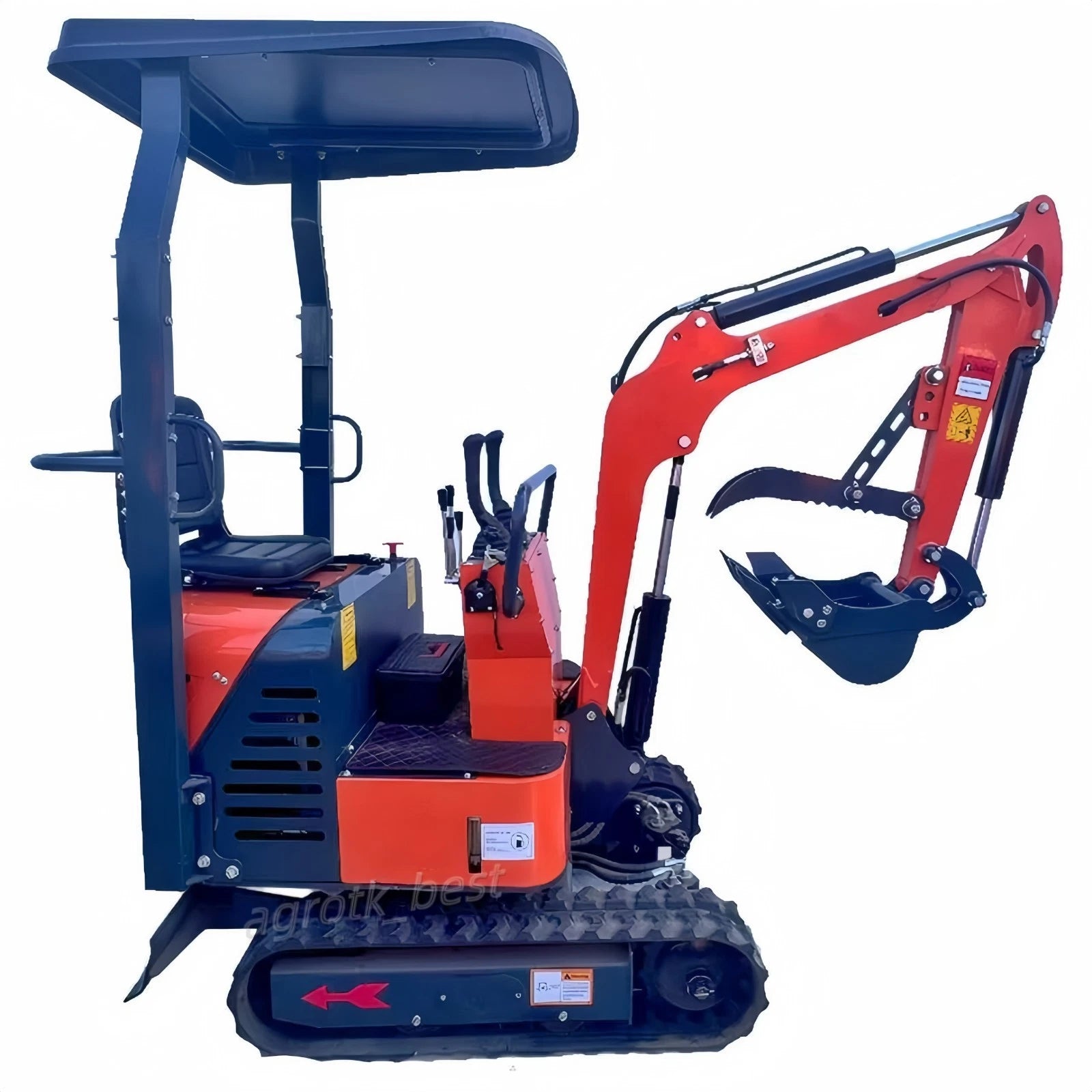 1 Ton 13.5HP Mini Excavator B&S ENGINE Digger Tracked Crawler B&S Gas ...