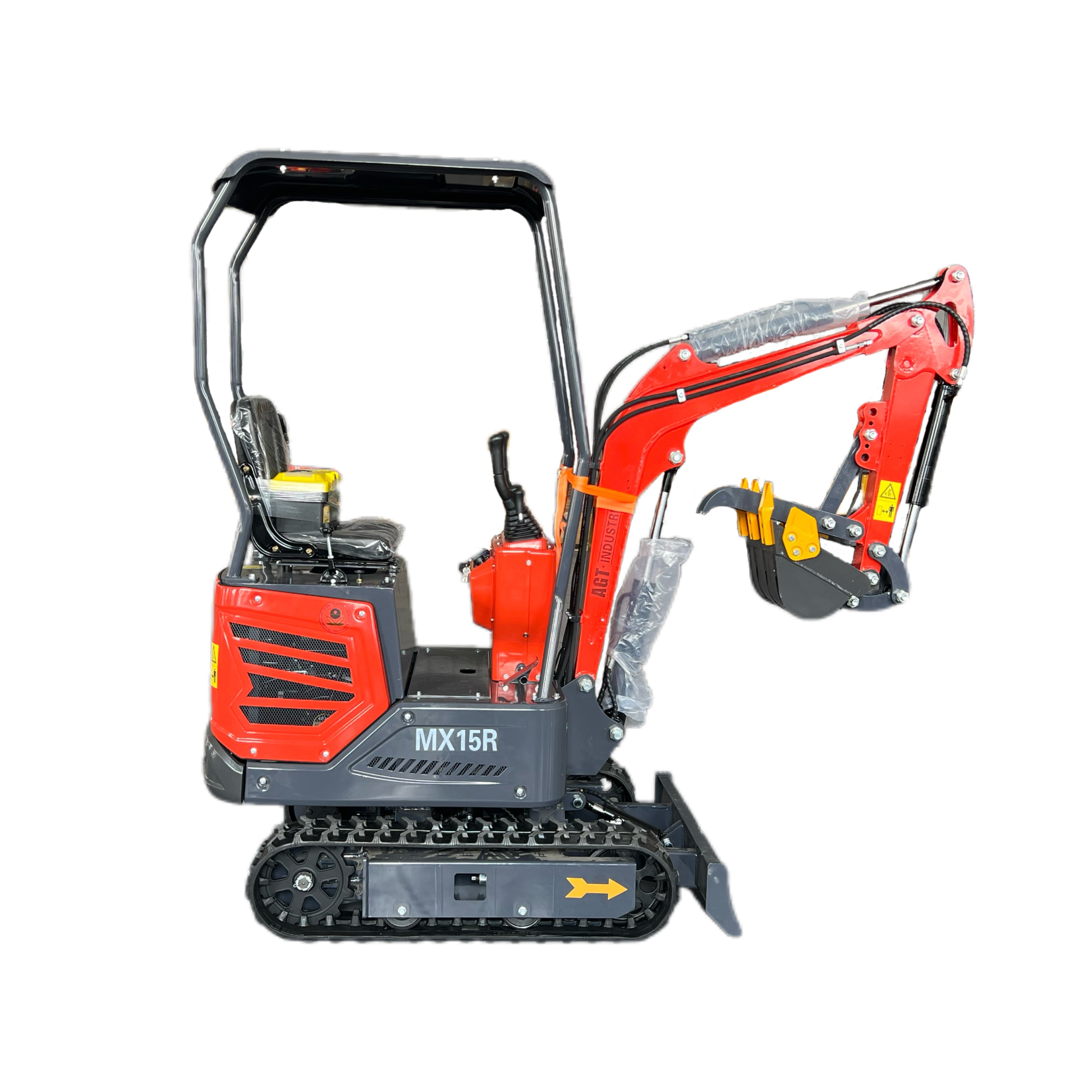 1 Ton Mini Excavator Power Gasoline Engine Compact Crawler Digger MX15 ...